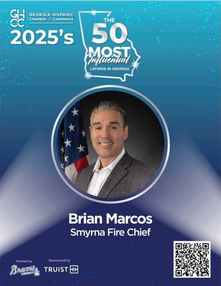 Smyrna Fire Chief Brian Marcos Named Among 2025’s 50 Most Influential ...